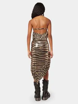 Rabanne Tiger Printed Sleeveless Top