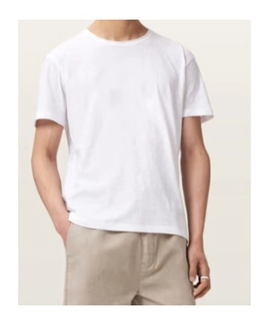 ALLSAINTS Flax Short Sleeve Ramskull T-shirt - Optical White