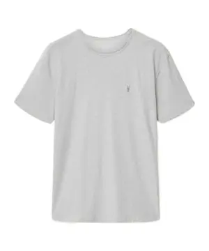ALLSAINTS Flax Short Sleeve Ramskull T-shirt - Pebble Grey