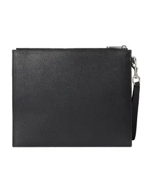 Gucci Logo Patch Clutch Bag