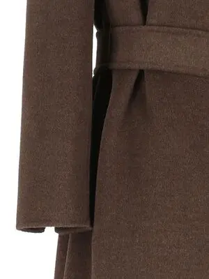 Max Mara Collared Long-sleeved Overcoat
