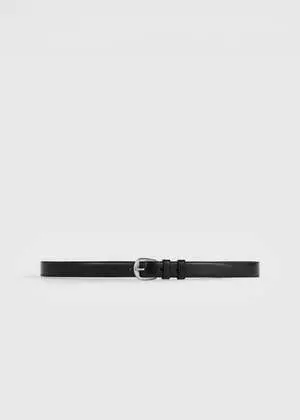TOTEME 2.5cm Classic Belt - Black