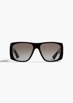 Khaite X Oliver Peoples 1965c Sunglasses - Black/soft Tan Gradient