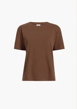 Khaite Mae T-shirt - Chestnut