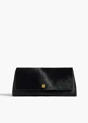 Khaite Audrey Clutch In Haircalf