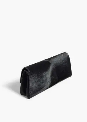 Khaite Audrey Clutch In Haircalf