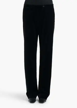 Khaite Hunter Pant In Velvet