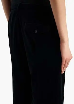 Khaite Hunter Pant In Velvet