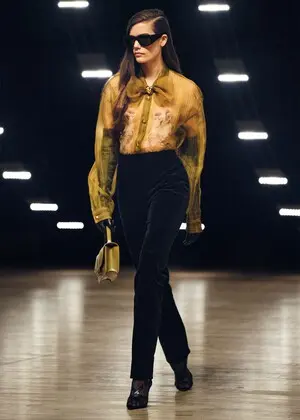 Khaite Goya Silk Organza Shirt - Monkey Print