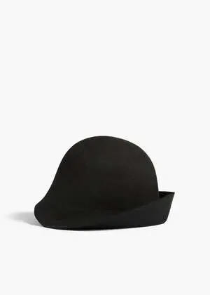 Khaite Arlo Clochet Hat - Black