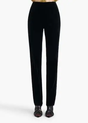 Khaite Ryden Pant In Velvet