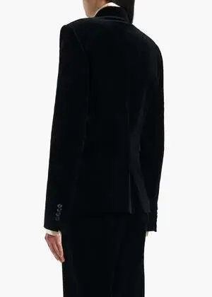 Khaite Rolo Jacket In Velvet