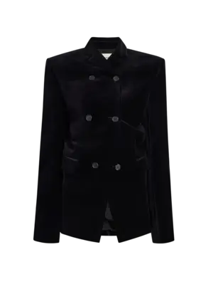 Khaite Rolo Velvet Jacket - Black