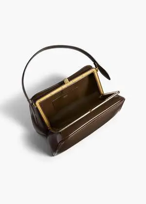 Khaite Cate Bag In Crackle Patent Leather