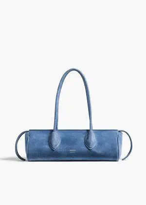Khaite Donna Shoulder Bag In Suede