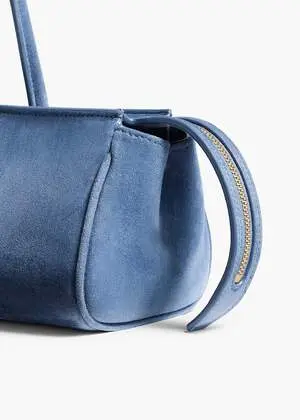 Khaite Donna Shoulder Bag In Suede