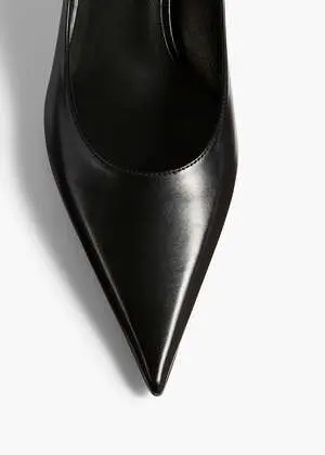 Khaite Valerie Low Pump In Glazed Leather