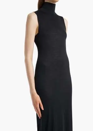Khaite Demi Dress In Wool Silk