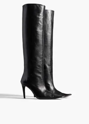 Khaite Marlene Knee-high Boot In Leather