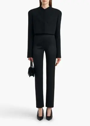 Khaite Samo Jacket In Crepe
