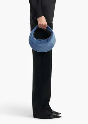 Khaite Mini Olivia Hobo In Suede