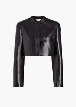 Khaite Samo Jacket In Leather - Black