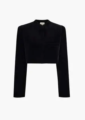Khaite Samo Jacket In Leather - Black