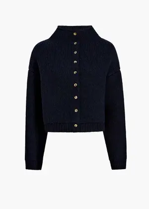 Khaite Marjorie Cardigan - Deep Navy