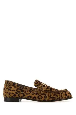 Fendi Printed Calf Hair Baguette Loafers - Multicolor