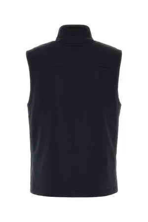 Zegna Midnight Polyester Motorin Sleeveless Jacket