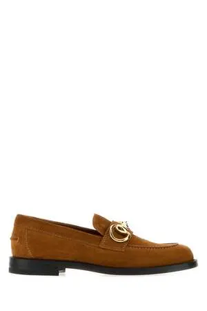Gucci Camel Suede Boulevard Loafers - Brown