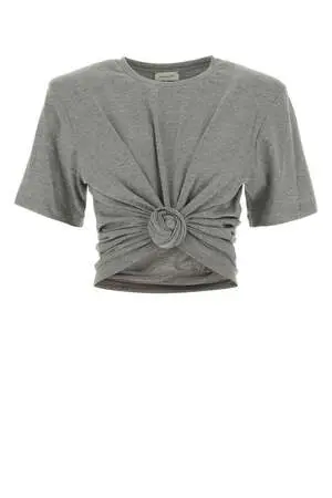 Magda Butrym Grey Jersey T-shirt - Gray