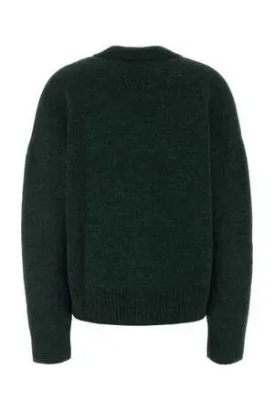 AMI Paris Bottle Alpaca Blend Cardigan