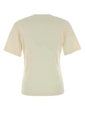 LEMAIRE Cream Cotton T-shirt