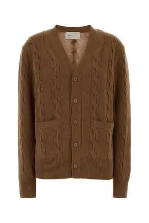 AMI Paris Wool Cardigan - Brown