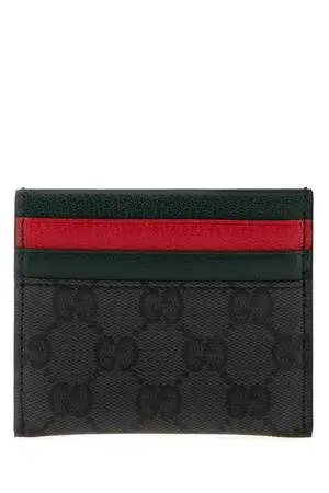Gucci Printed Canvas Card Holder - Multicolor