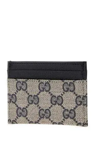 Gucci Printed Canvas Essence Classic Card Holder