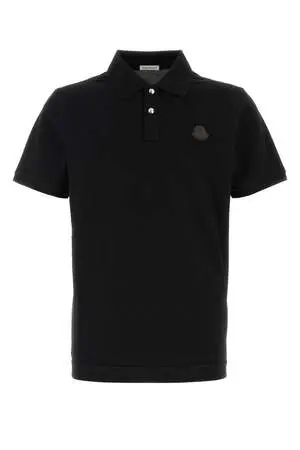 Moncler Piquet Polo Shirt - Black