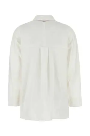 Max Mara S Cotton Conero Shirt - White