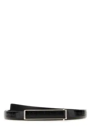 TOM FORD Leather Reversible Belt - Black