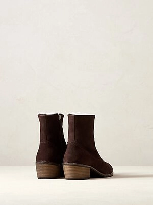 Overland S Autumn Shearling-lined Water-resistant Leather Western Boots