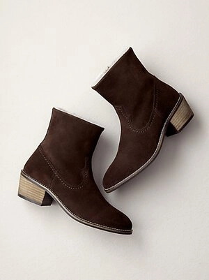 Overland S Autumn Shearling-lined Water-resistant Leather Western Boots