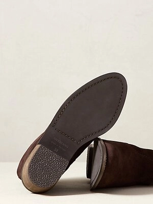 Overland S Autumn Shearling-lined Water-resistant Leather Western Boots