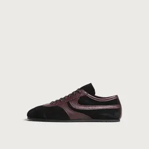 Dries Van Noten Suede Calf Leather Sneakers - Black