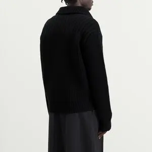 Dries Van Noten Marino Button Knitted Bomber Jacket
