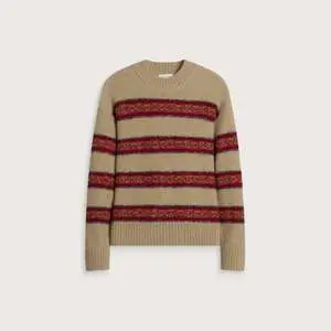 Dries Van Noten Master Boucle Stripe Jumper - Ecru