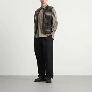Universal Works Cloud Camo Knit Zip Gilet
