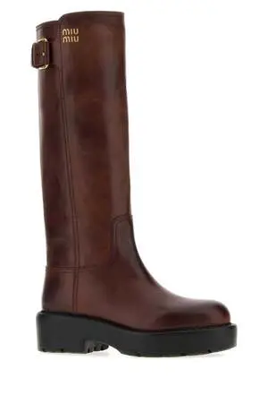 Miu Miu Leather Boots