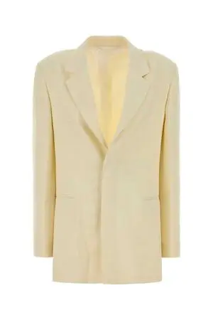 Carven Viscose Blend Blazer - Yellow