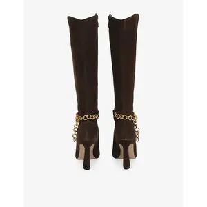 Steve Madden Skorcher Suede Heeled Knee-high Boots